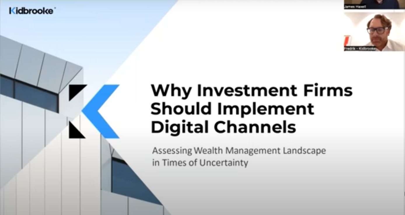 Why investment firms should implement digital channels